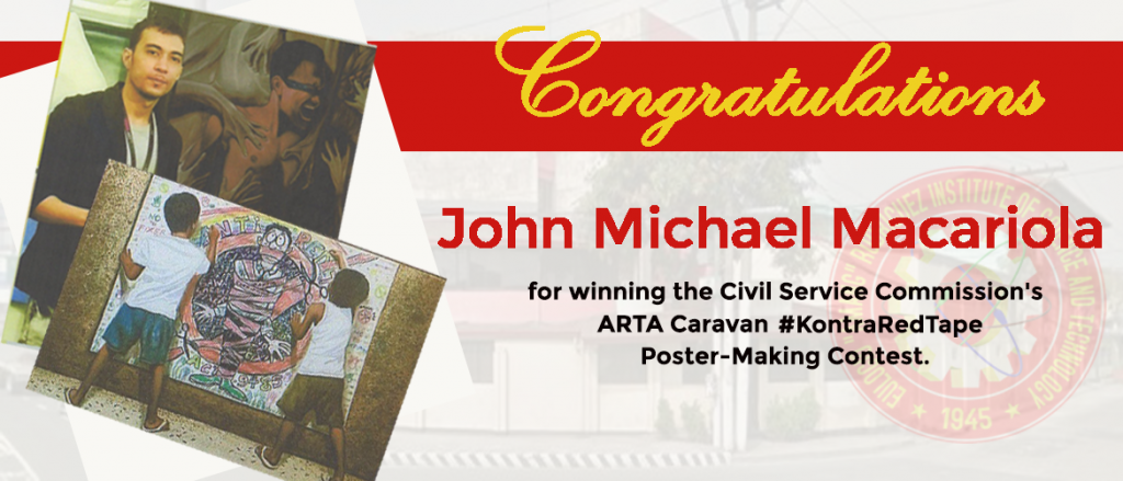 KontraRedTape Poster-Making Contest Winner - EARIST OFFICIAL